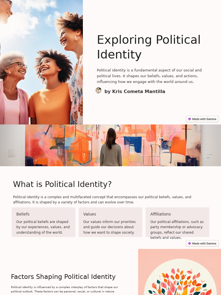 Exploring Political Identity | PDF