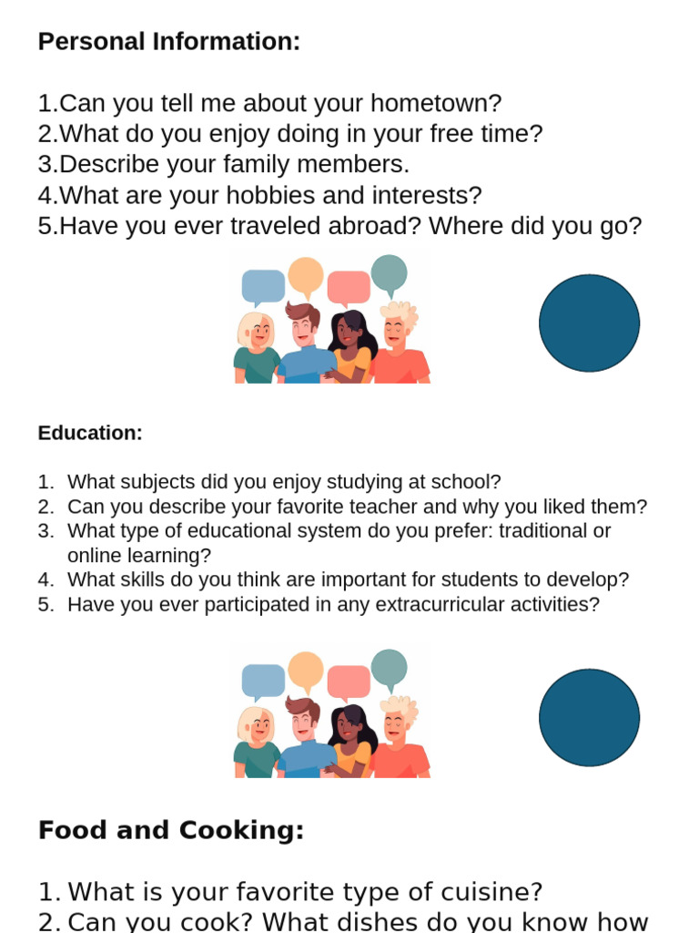 Speaking Level 4 and Level 5 | PDF