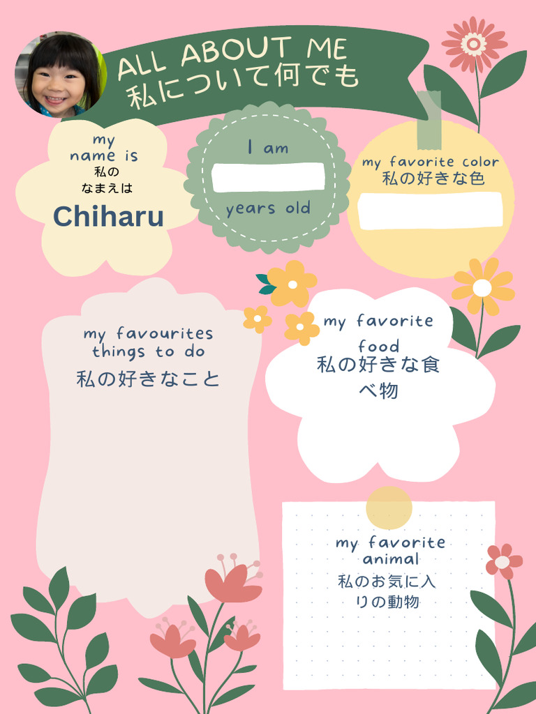 All About Me Poster | PDF