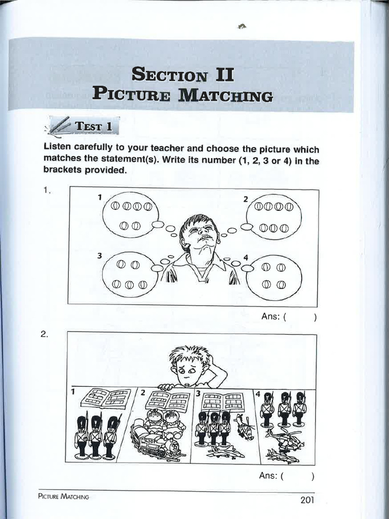 Section 2 Picture Matching | PDF