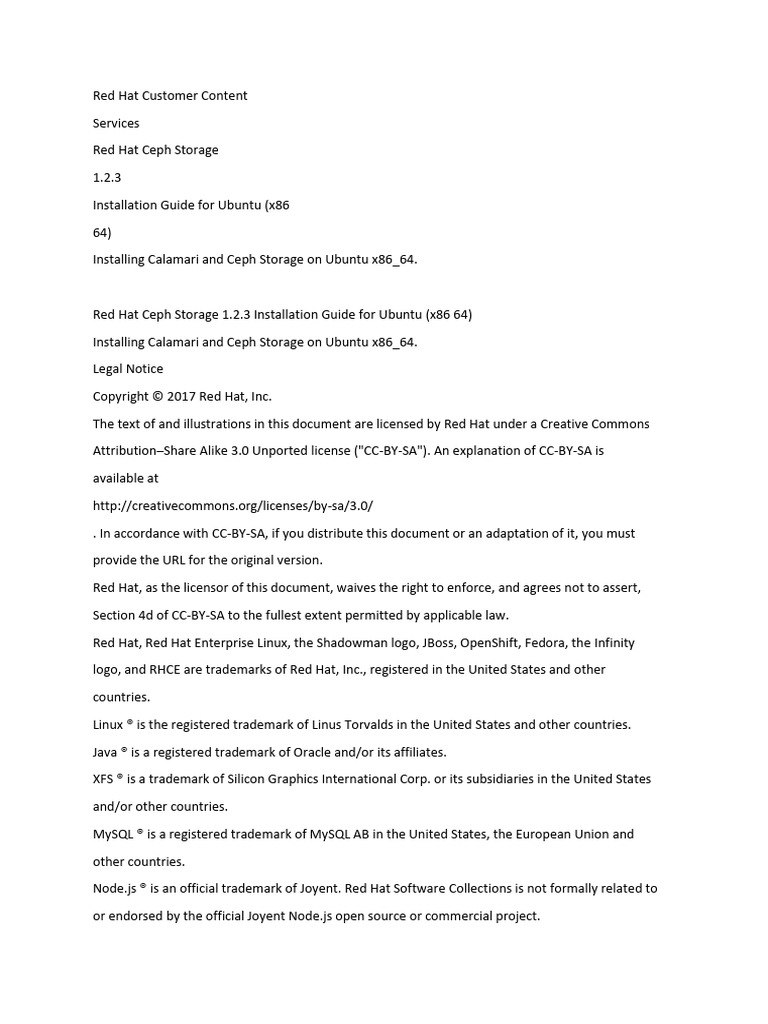 Ceph Deply | PDF | Computer Network | Technology & Engineering