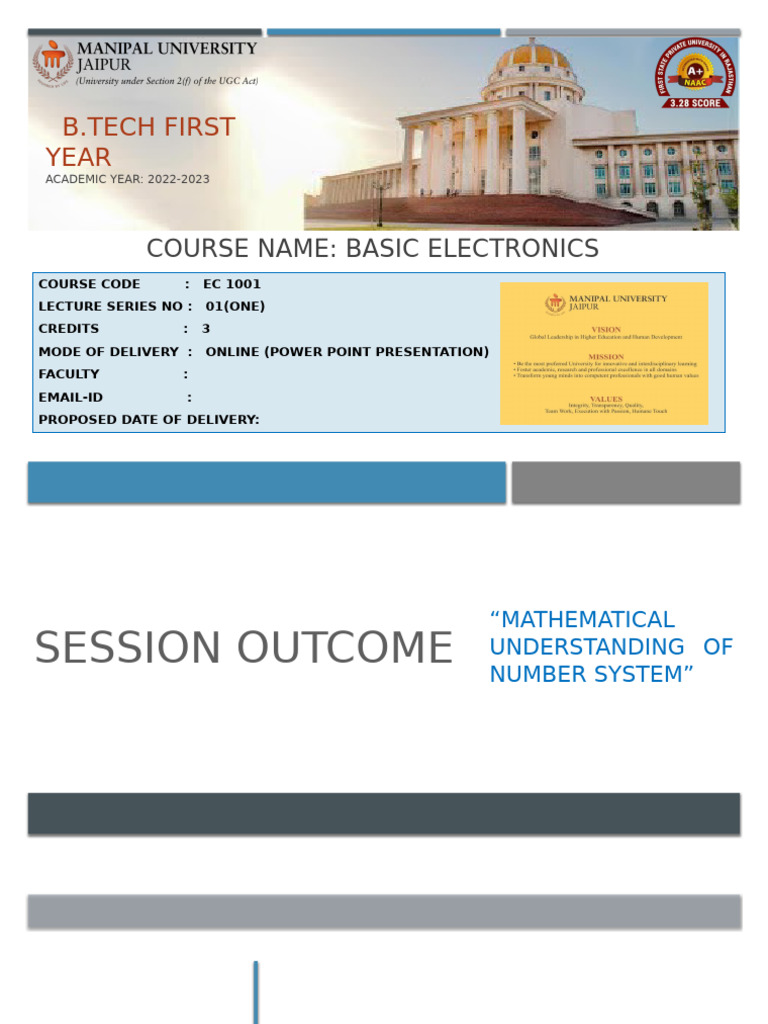 Lecture - 34 - Number System | PDF