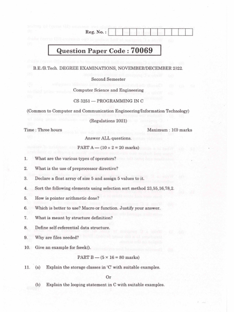 PGM C - QP-CS3251 | PDF