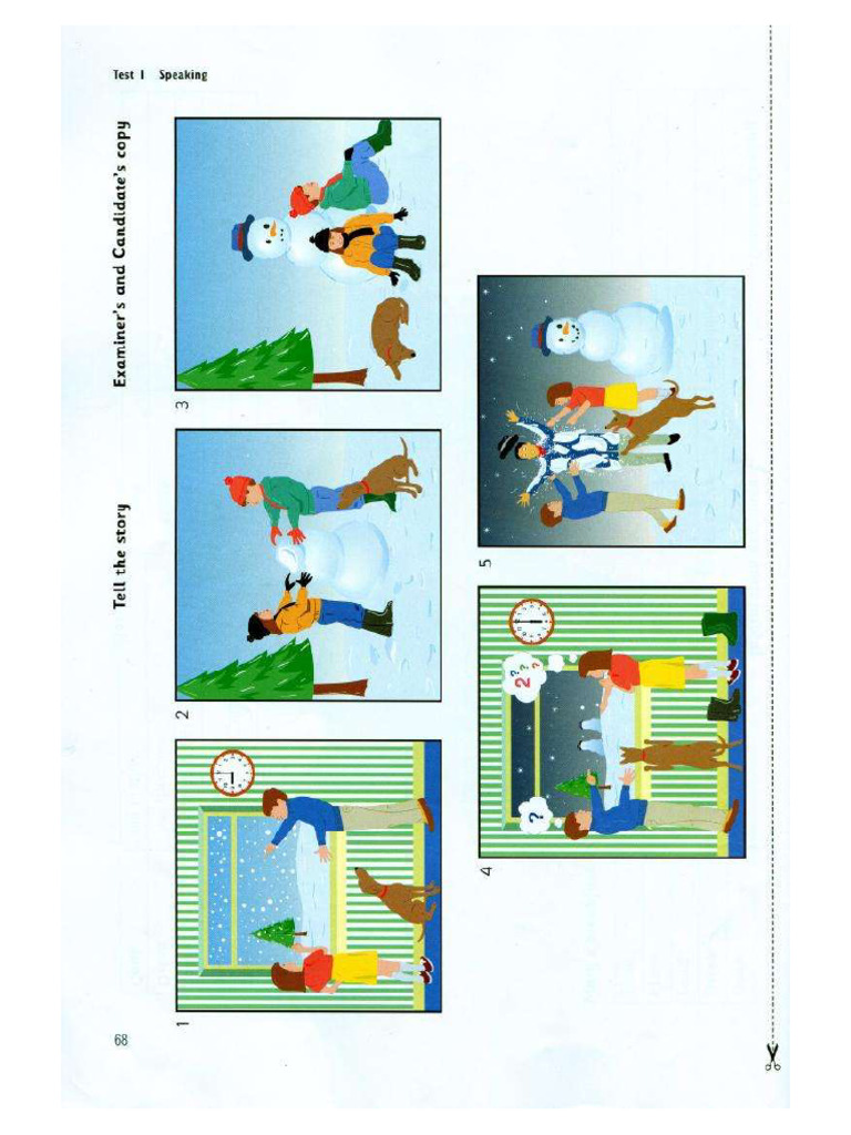Story Speaking Test 1 | PDF