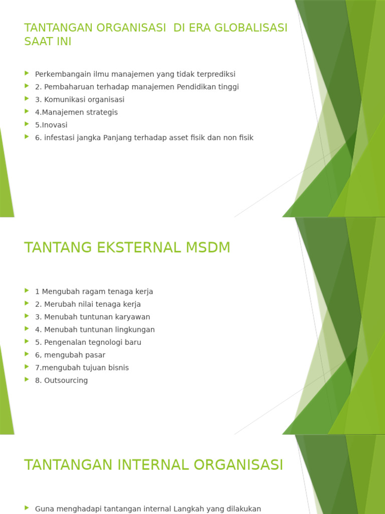 Bo Bru Bab 3 (Tantangan (MSDM) | PDF