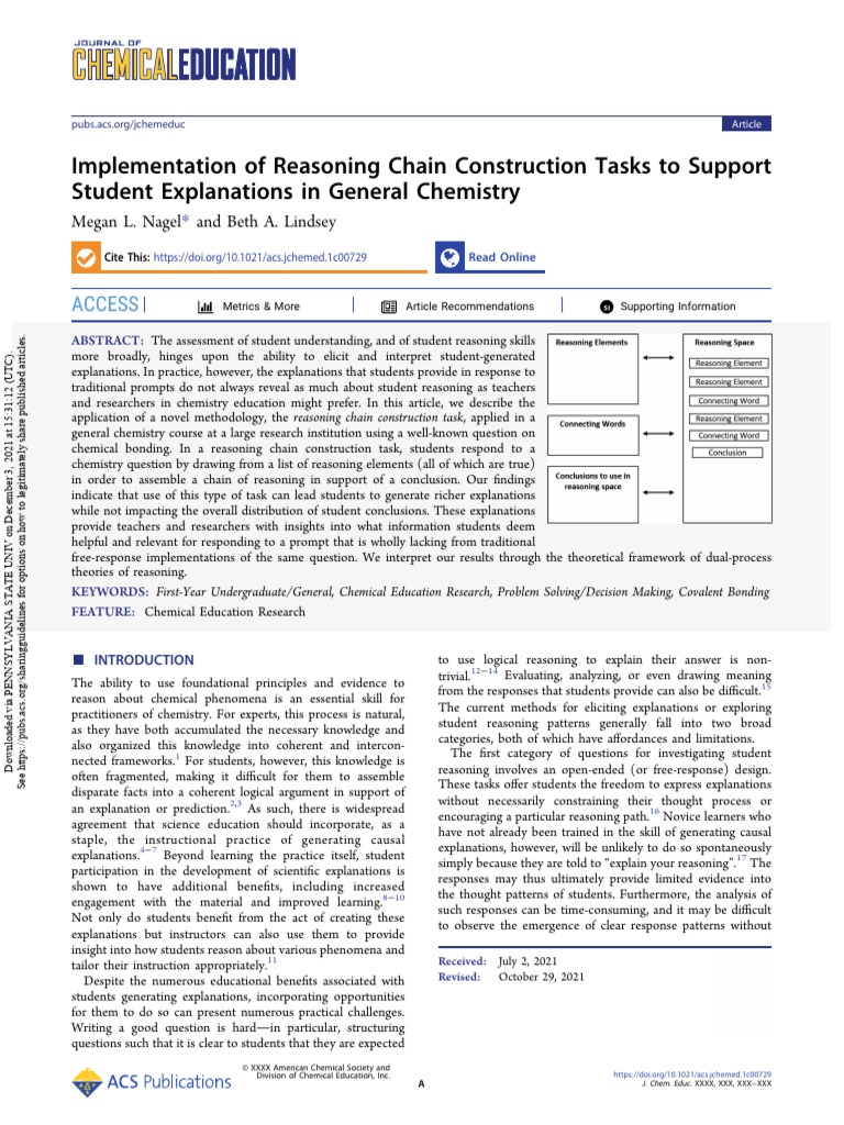 Reasoning Chain | PDF