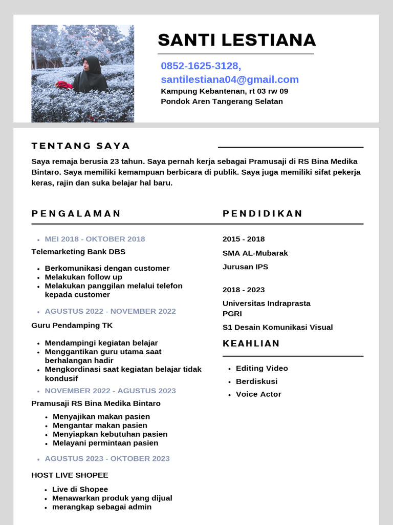 CV - Santi Lestiana | PDF