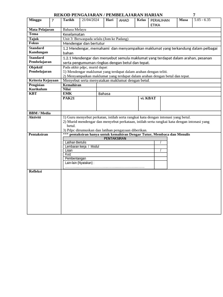 RPH 2024 (Week 7) | PDF