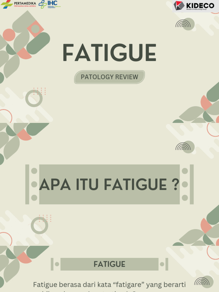 FATIGUE | PDF