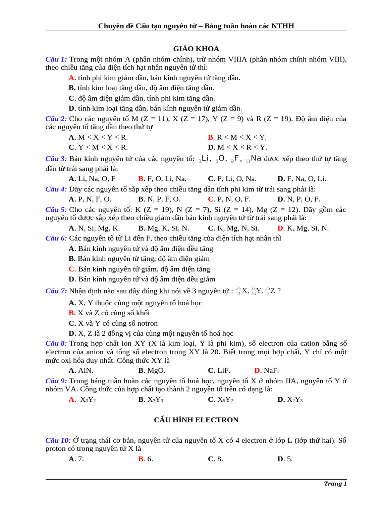 1.cau Tao NT - Bang THHH - IN | PDF