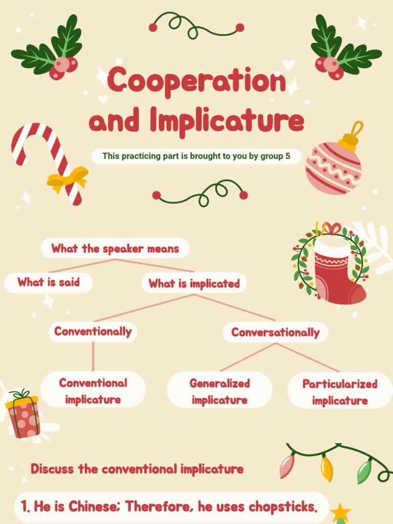 Cooperation and Implicature | PDF