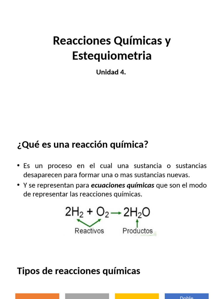 Reacciones Químicas y Estequiometría | PDF | Estequiometría | Redox