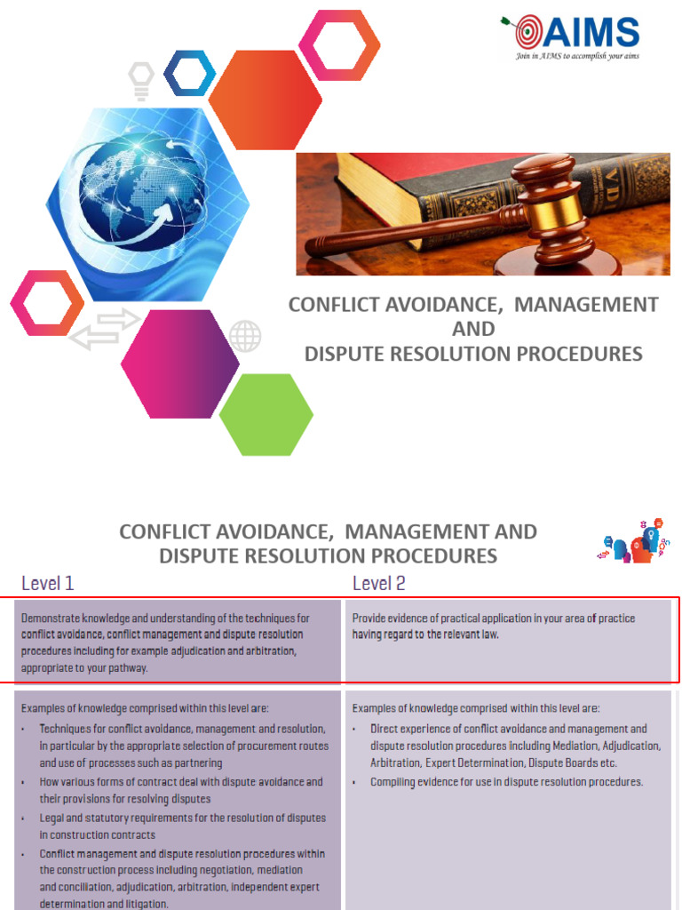 0.conflicts Avoidance, Mangmnt and DR Procedures | PDF
