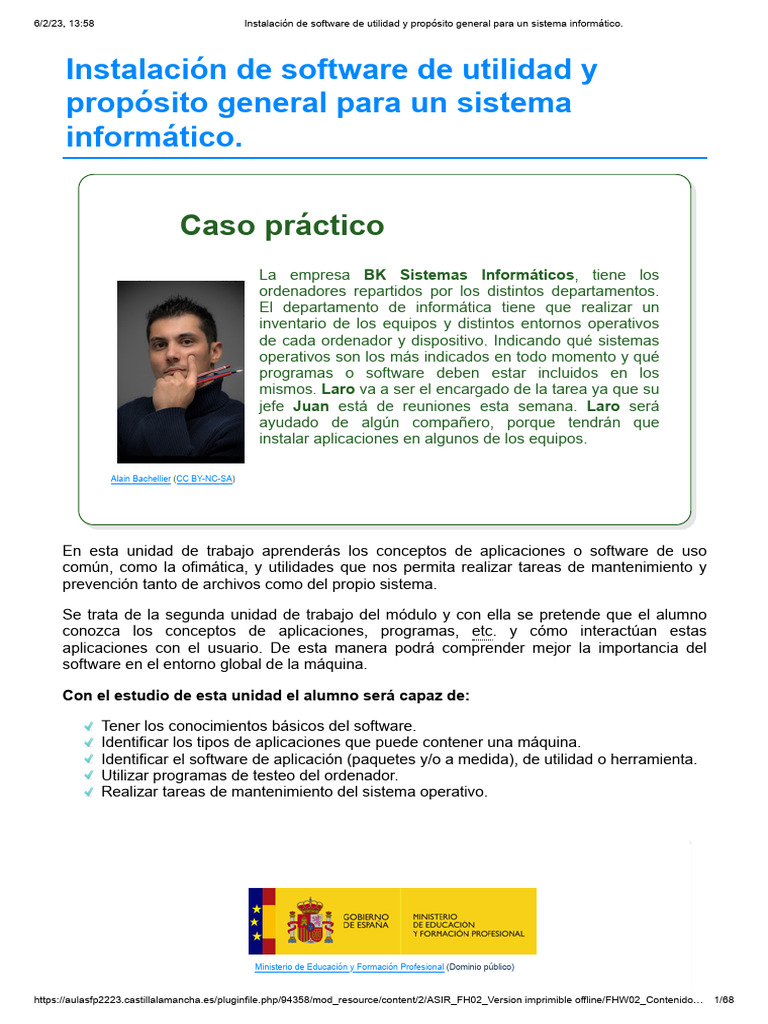 Instalación de Software de Utilidad y Propósito General para Un Sistema ...