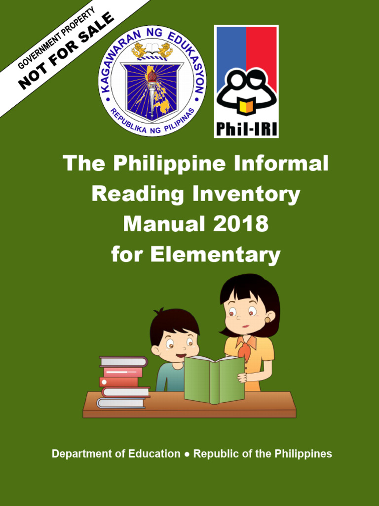 PHIL IRI Manual Teachers Copy For Elementary Teachers | PDF