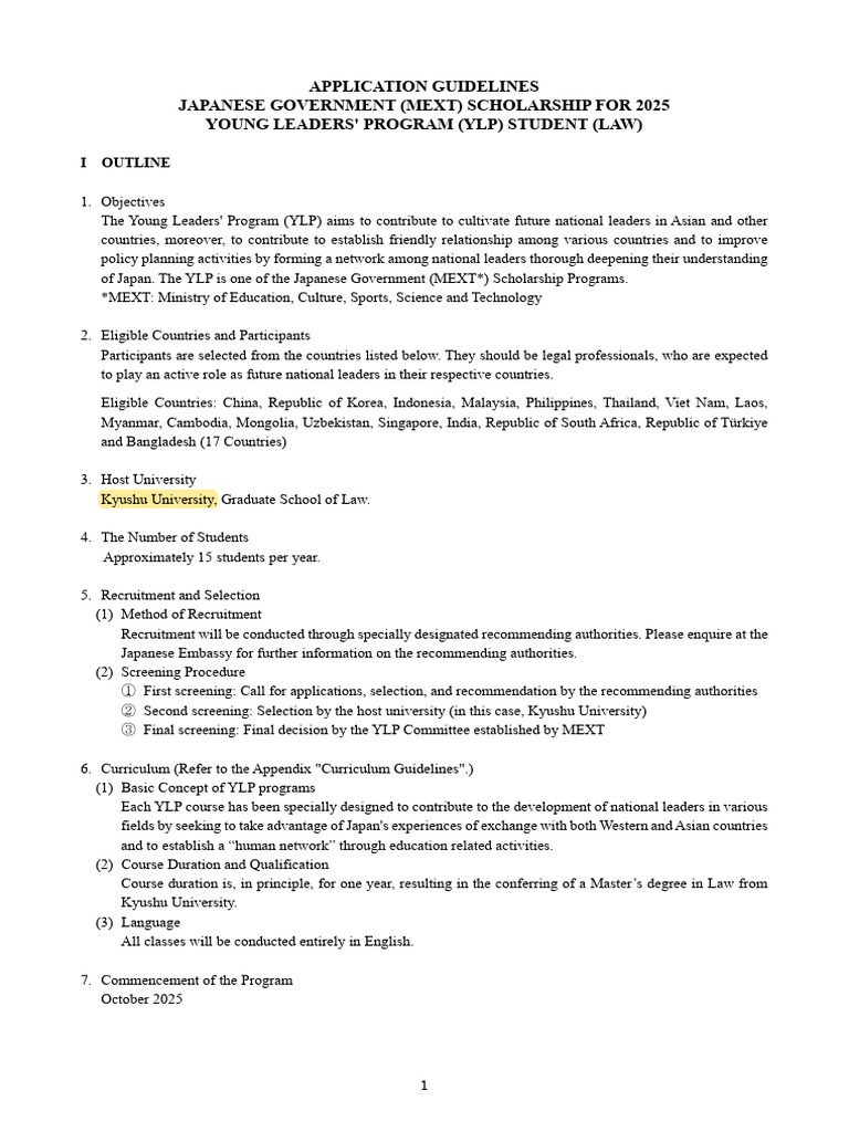 1. Guidelines (Law) | PDF