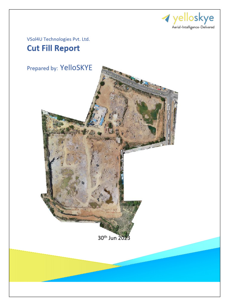 Cut Fill Sample Report | PDF