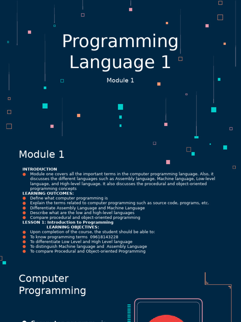 Module 1 Slides 2 | PDF