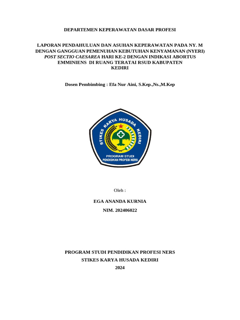 KDP Post Op Peb MG Ke 2 | PDF