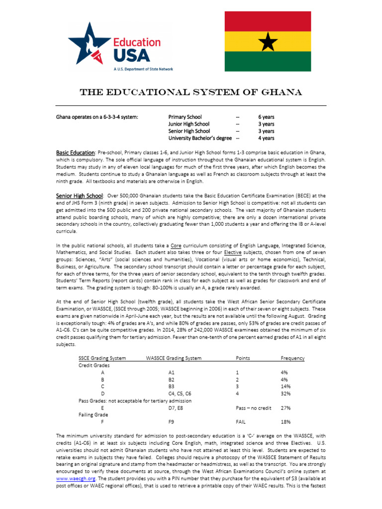 THE-EDUCATIONAL-SYSTEM-OF-GHANA-2019 | PDF
