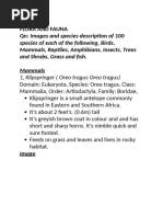 Animal Names in English and Swahili | PDF | Zoology | Mammals Of Africa