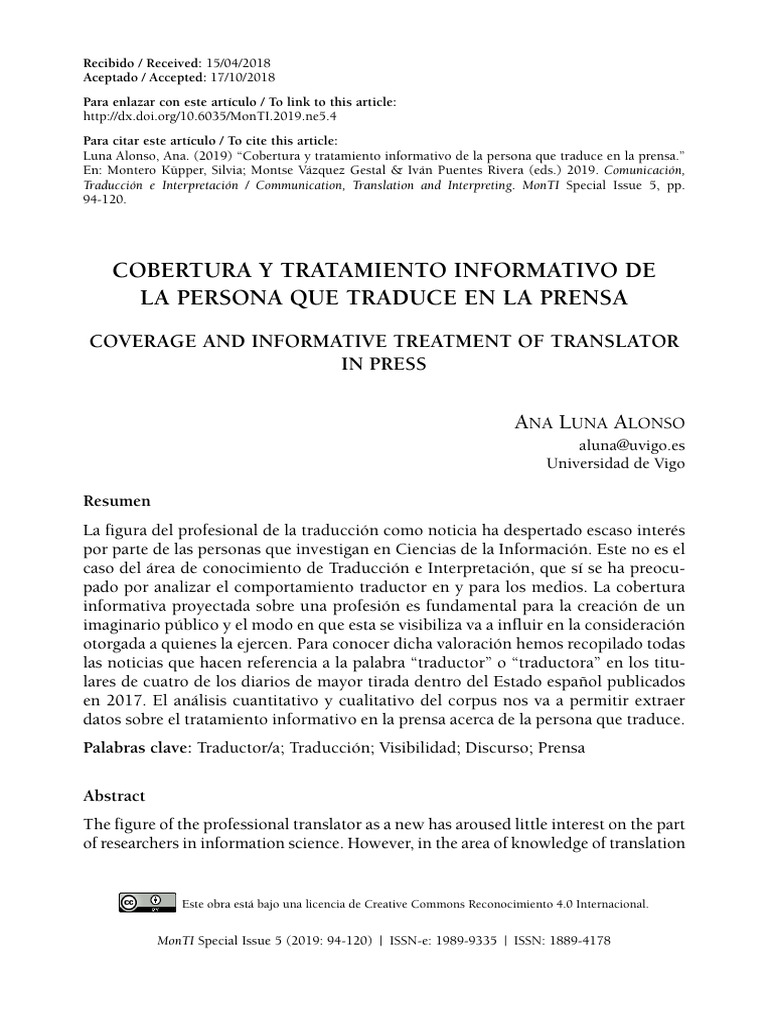 Luna - Alonso - Ana - 2019 - Cobertura y Tratamiento Informativo de La ...