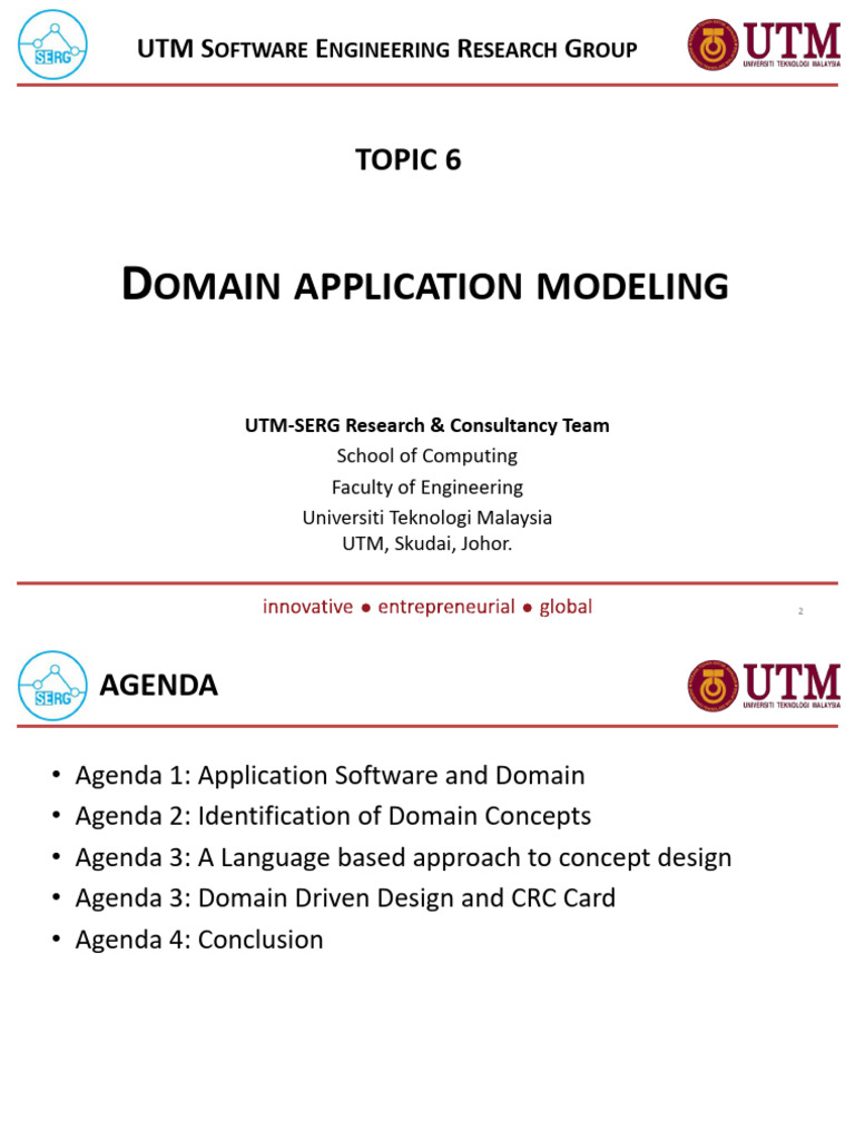SCSJ4383-ToPIC 6-Domain Modeling | PDF