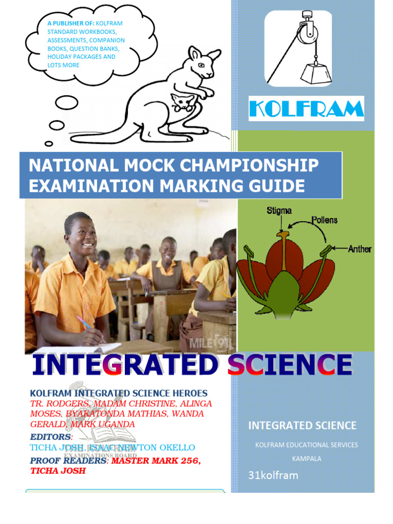 Kolfram Integgrated Science Mock Marking Guides 2023-1 | PDF | Soil