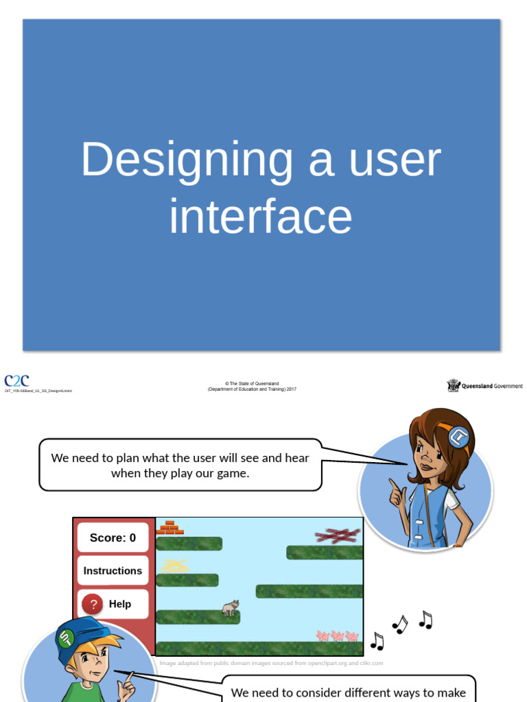 Slideshow On Designing A User Interface | PDF