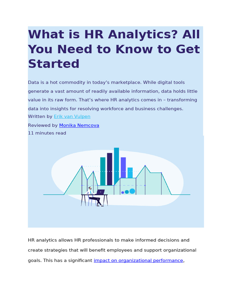 What Is HR Analytics All You Need To Know To Get Started | PDF
