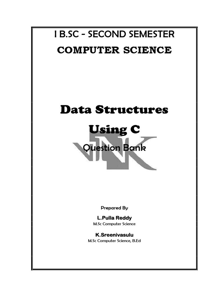 1BSC-SEM2 DS Using C Full Notes 2021 (7 Files Merged) | PDF