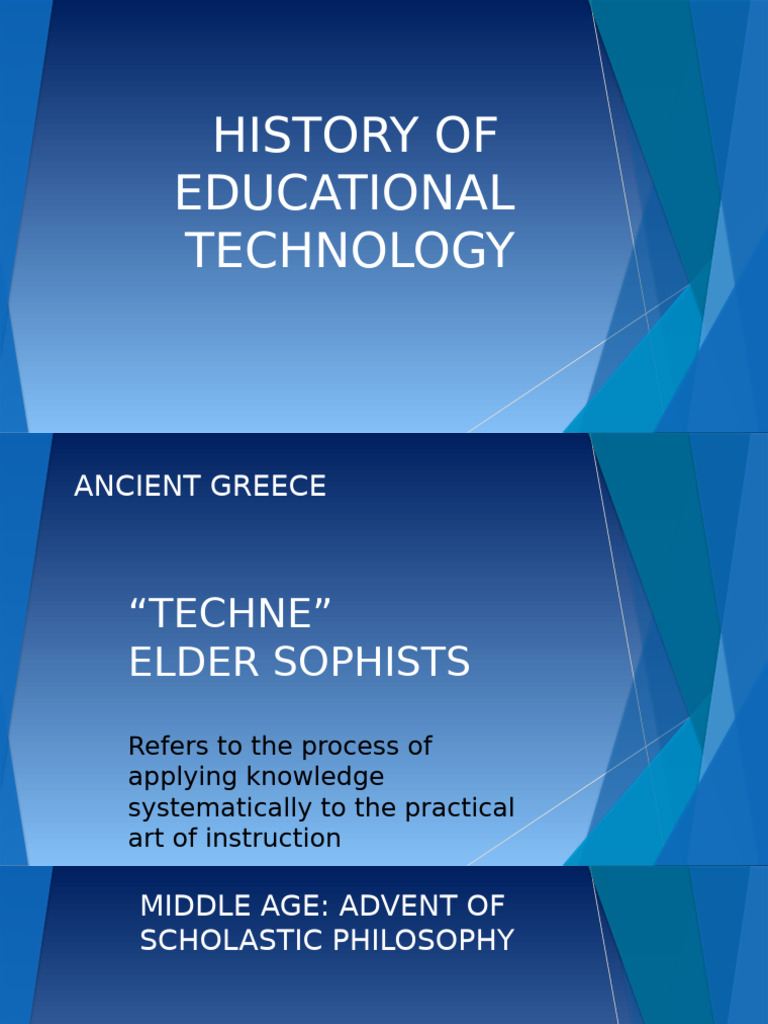 History of Edtech | PDF