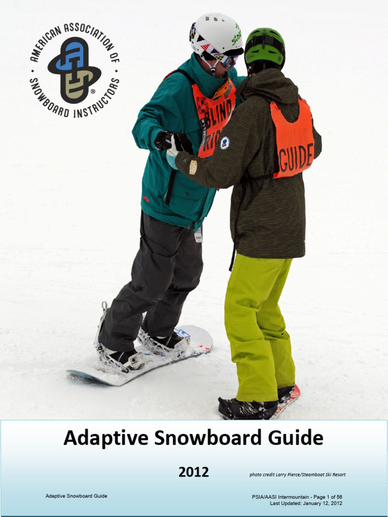 PSIA AASI AdaptiveSnowboardGuide FINAL | PDF