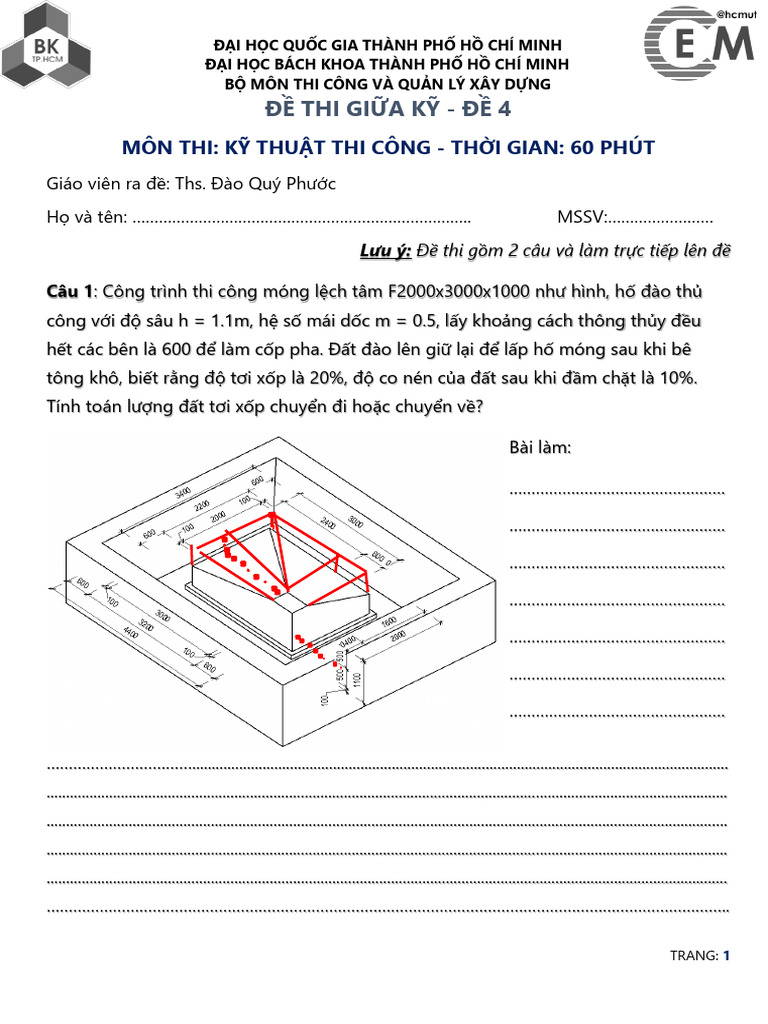Kttc-De Thi Giua Ky-De 4 | PDF