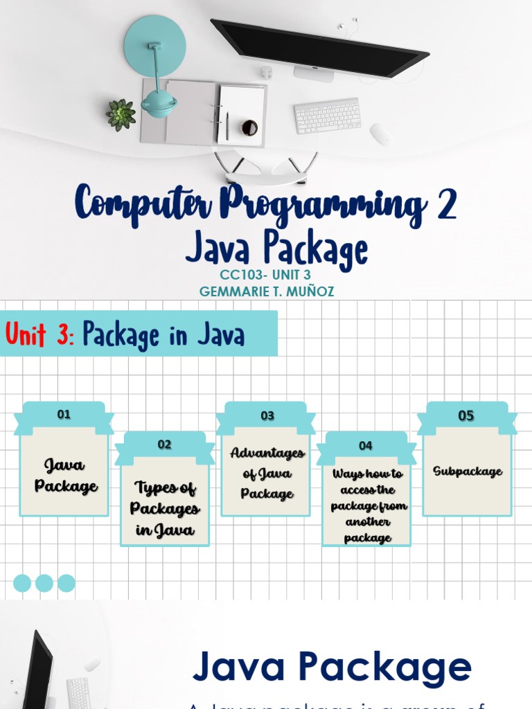 UNIT 3 - Java Package | PDF