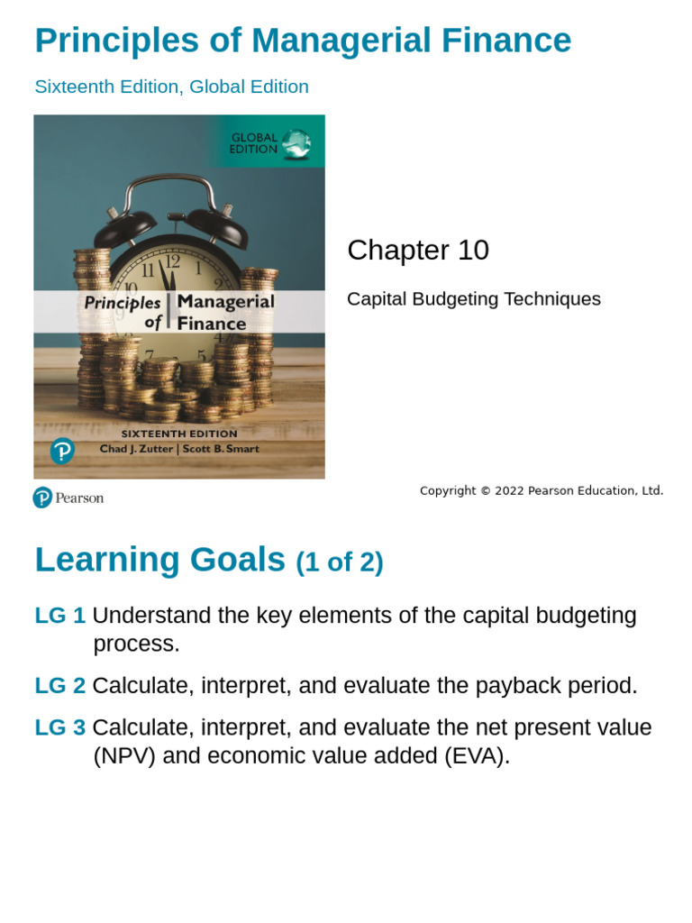 Principles of Managerial Finance: Sixteenth Edition, Global Edition | PDF