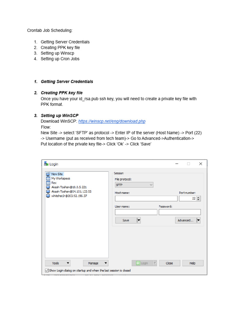 Crontab Documentation | PDF