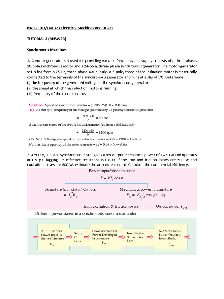 Tutorial 3 (Answer) | PDF
