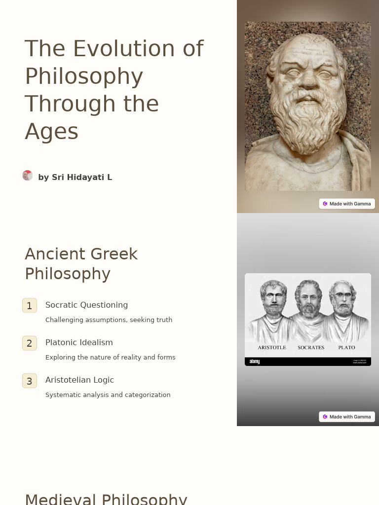 The Evolution of Philosophy Through The Ages | PDF