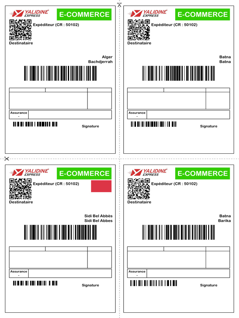 Bordereau Selection | PDF