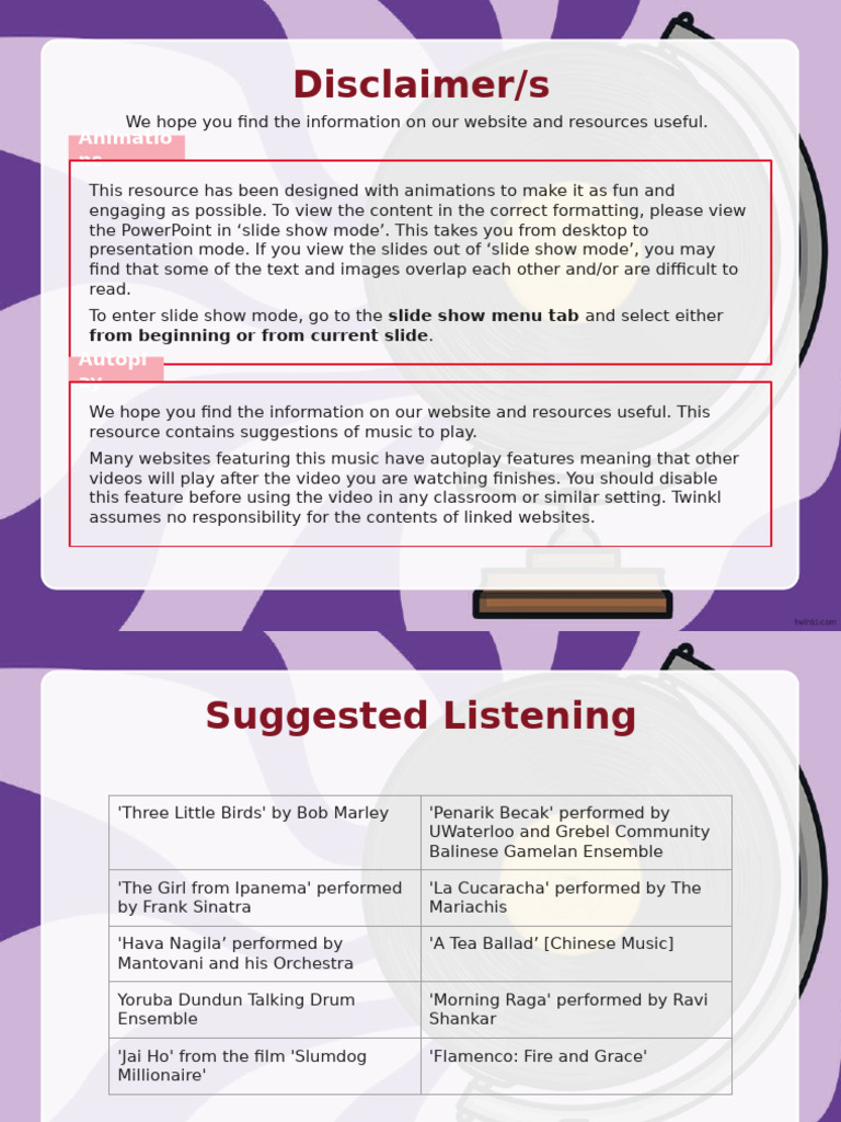 T Mu 29 Ks1 Traditional Music Around The World Powerpoint Ver 6 | PDF