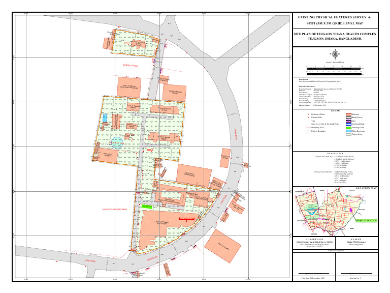 Tejgaon Thana Health Complex Map | PDF | Analytic Geometry | Geography