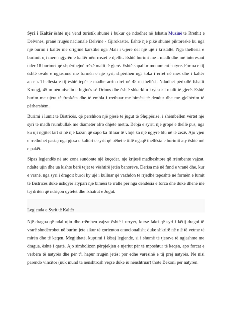 Syri I Kaltër | PDF