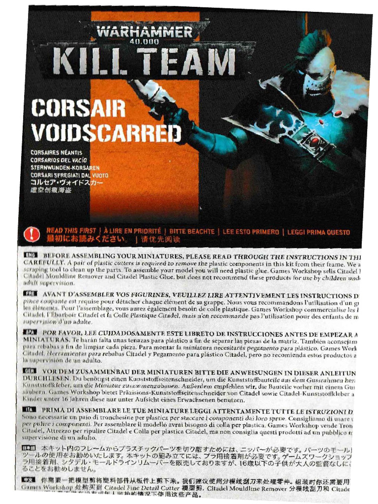 Eldar Corsair Voidscarred Kill Team | PDF