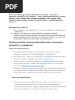 Descriptive Statistics Report Example | PDF | Mean | Skewness