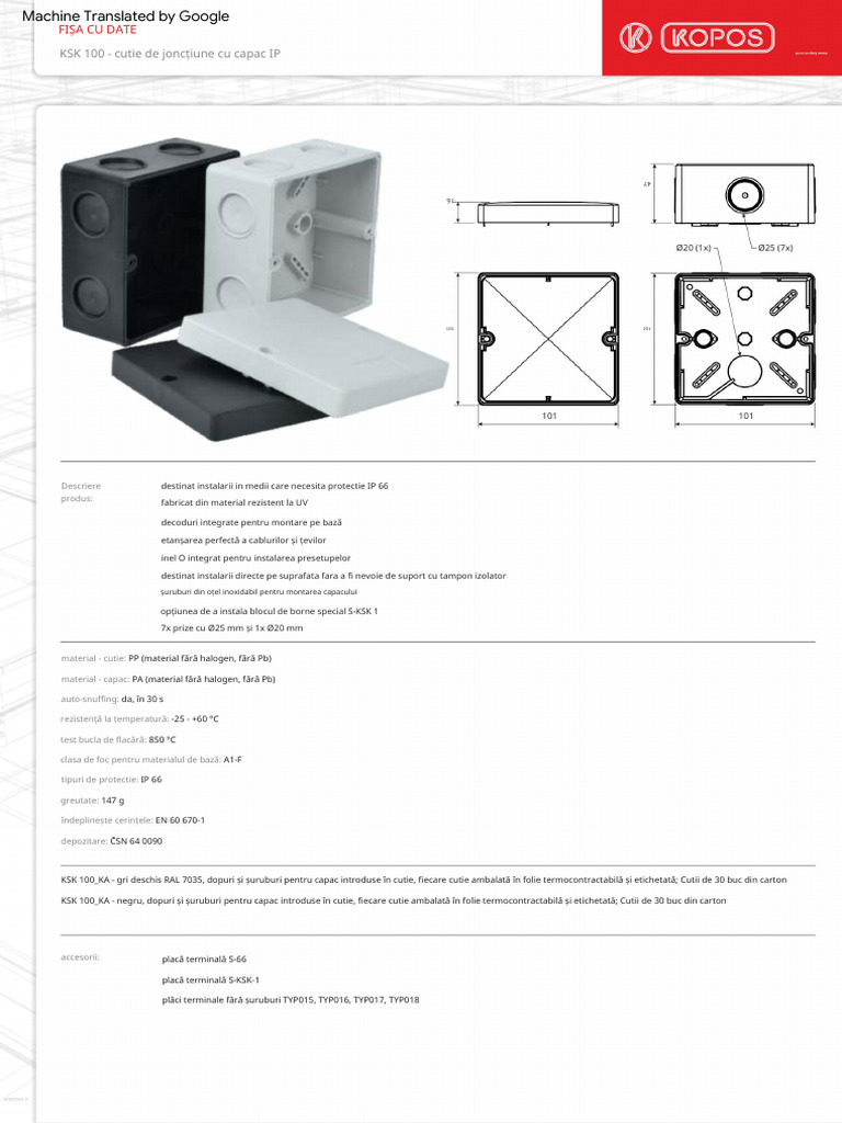 ksk100 Ro | PDF