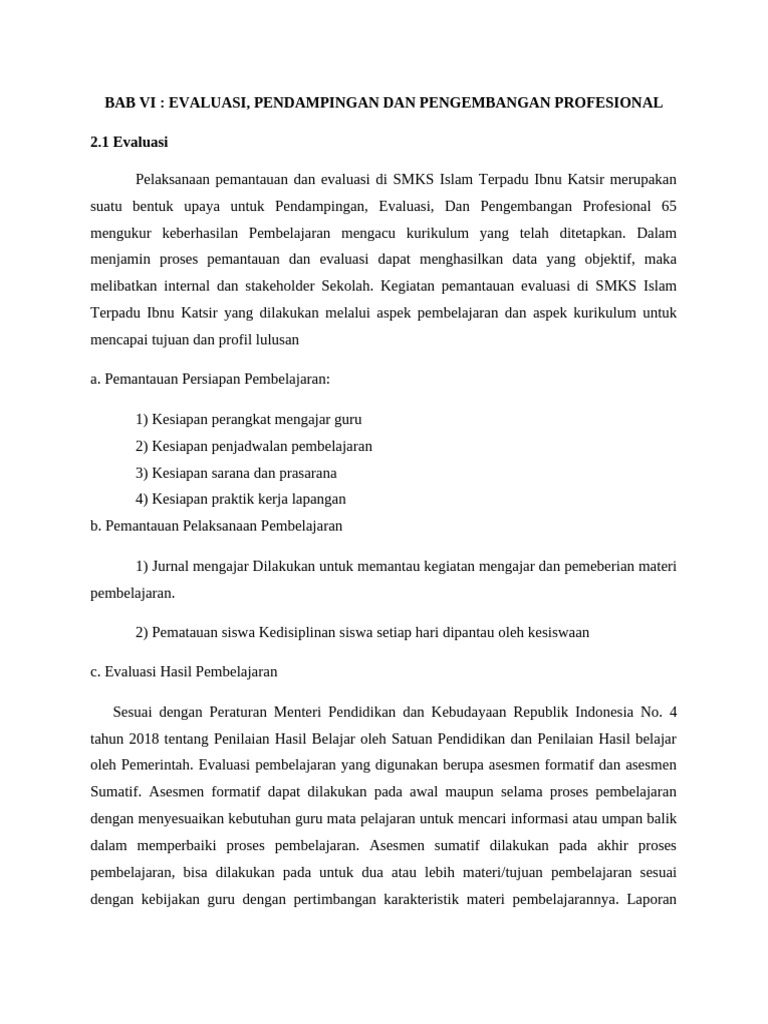 Bab Vi KSP Smkit Ibnu Katsir | PDF