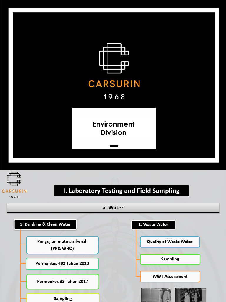 Enviro Services Profile PT Carsurin 2022 | PDF | Natural Environment | Human Impact On The ...