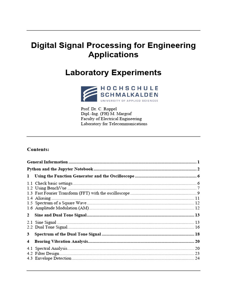 DSP EA Laboratory | PDF