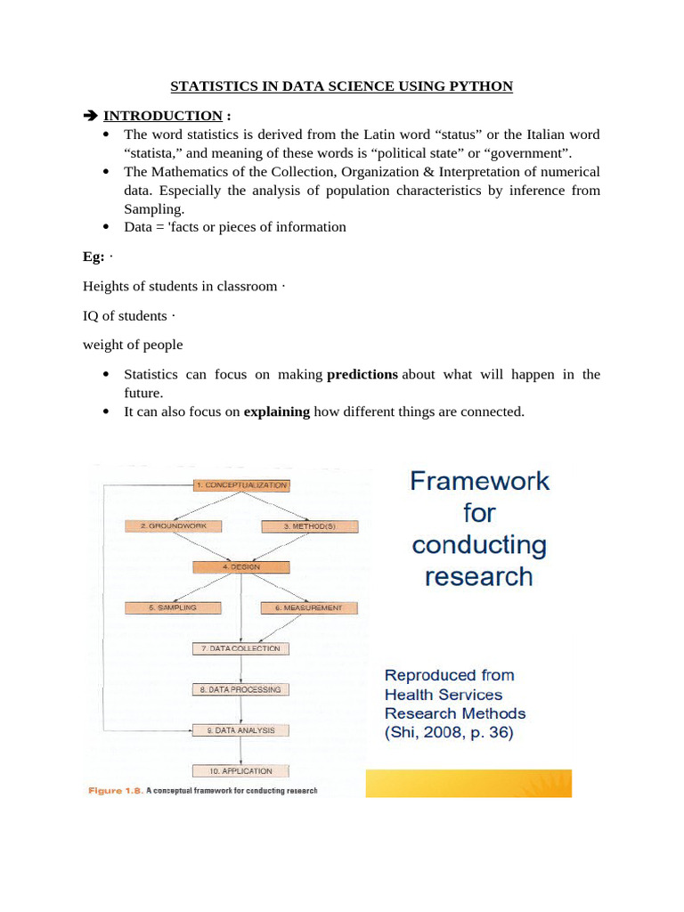Statistics Notes | PDF